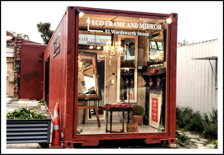 Eco Frame and Mirror Container Display on Colombo Street – Ōtautahi ...